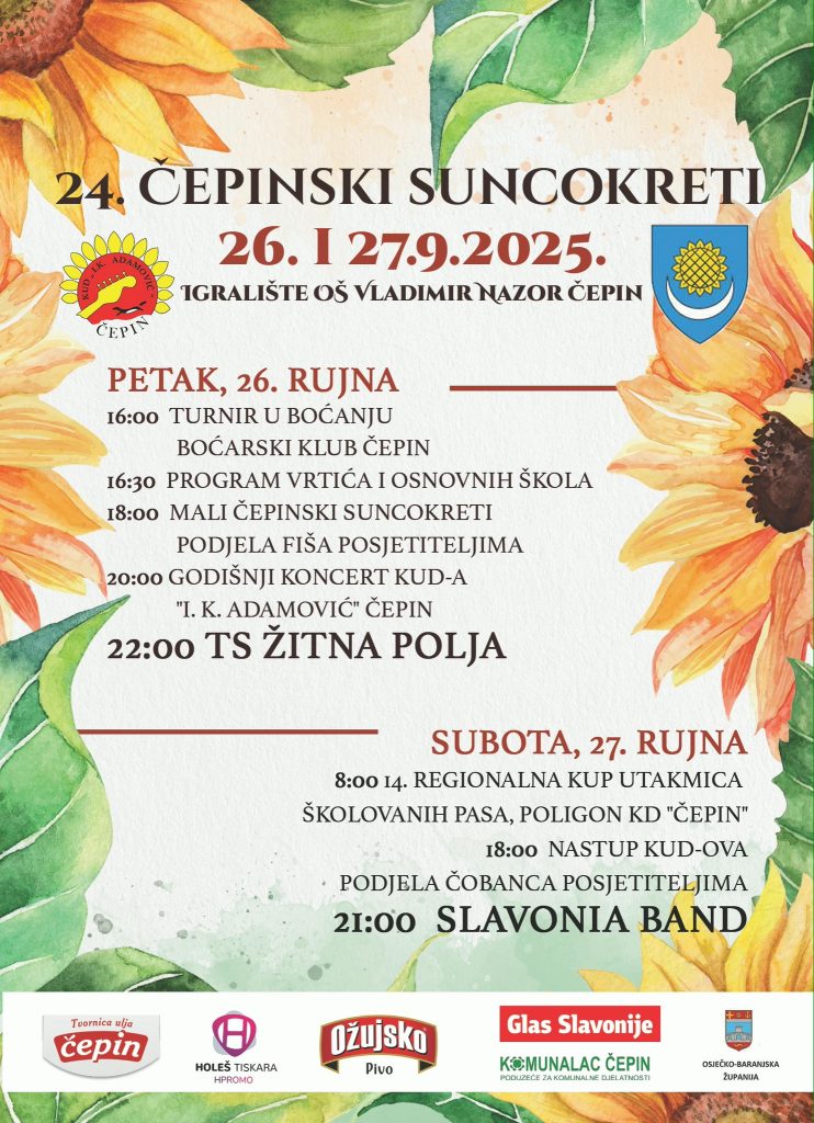 24. Čepinski suncokreti - Općina Čepin